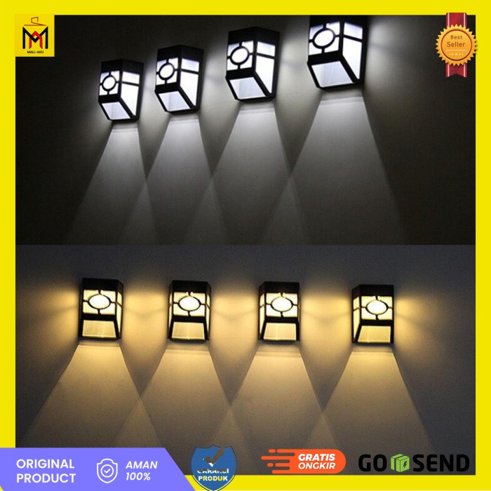 Jual Lampu Hias Dinding Tembok Rumah LED Solar Power Wall Lamps ...