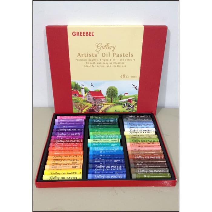 Jual Greebel Artist Oil Pastel - 48colours | Shopee Indonesia