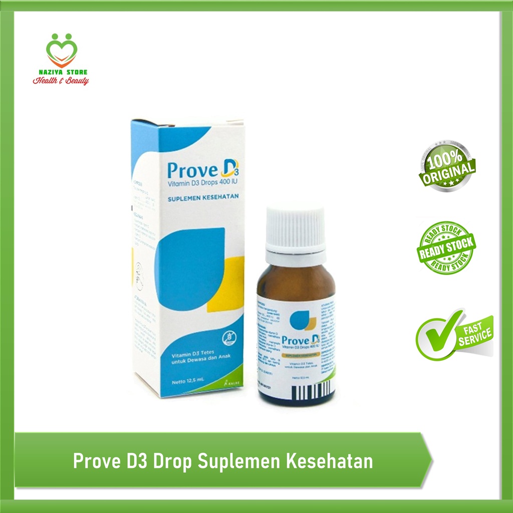 Jual PROVE D3 DROPS Vitamin D3 Tetes 12.5 ml Vitamin Anak Suplemen ...