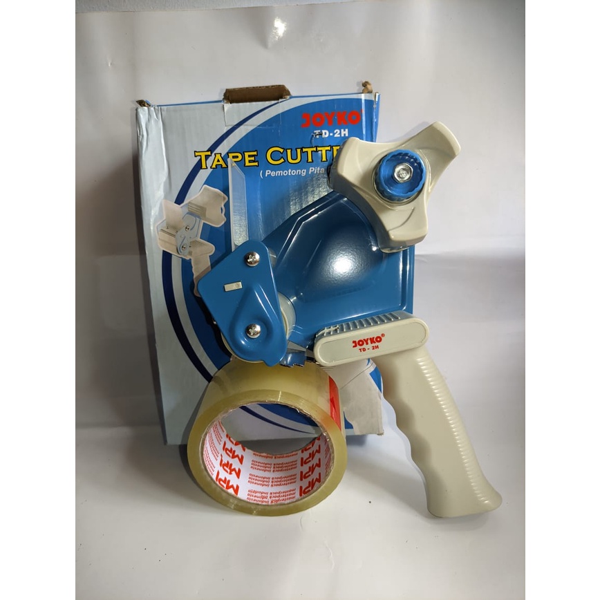 Jual Tape Cutter Lakban Dispenser JOYKO free 1 roll lakban Tape Cutter ...