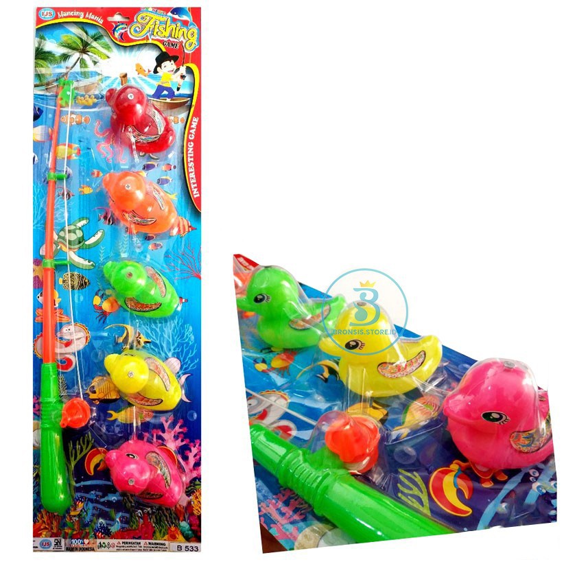 Jual WU - Mainan Anak Mancingan Magnet Bebek / Pancingan Magnet Bebek ...
