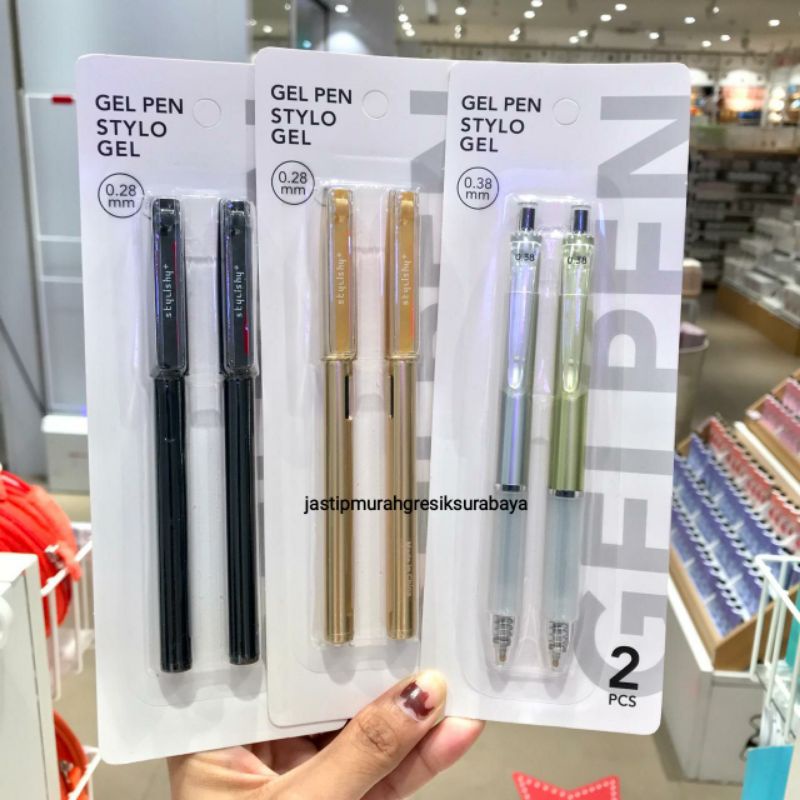 Jual GEL PEN MINISO BALPOINT MINISO PEN GEL | Shopee Indonesia