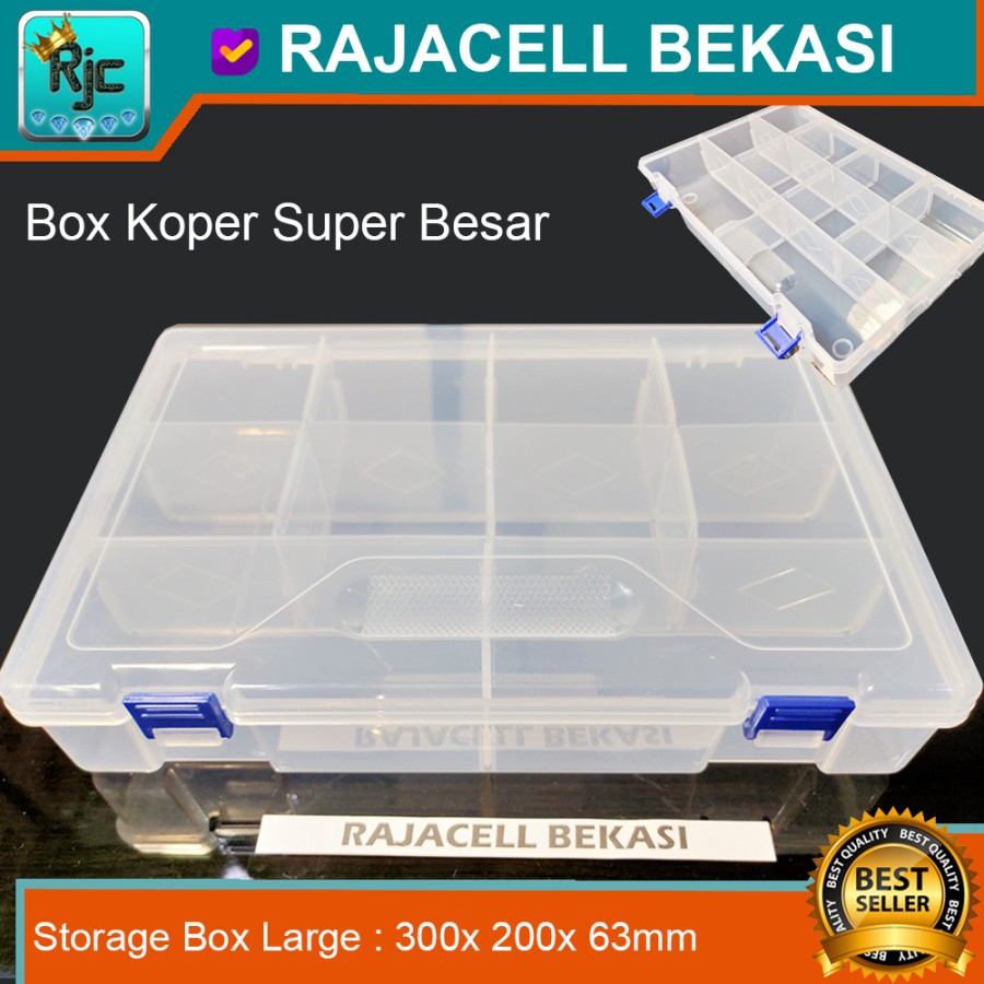 Jual Storage Box Besar Tempat Penyimpanan Komponen Elektronik 300*200 ...