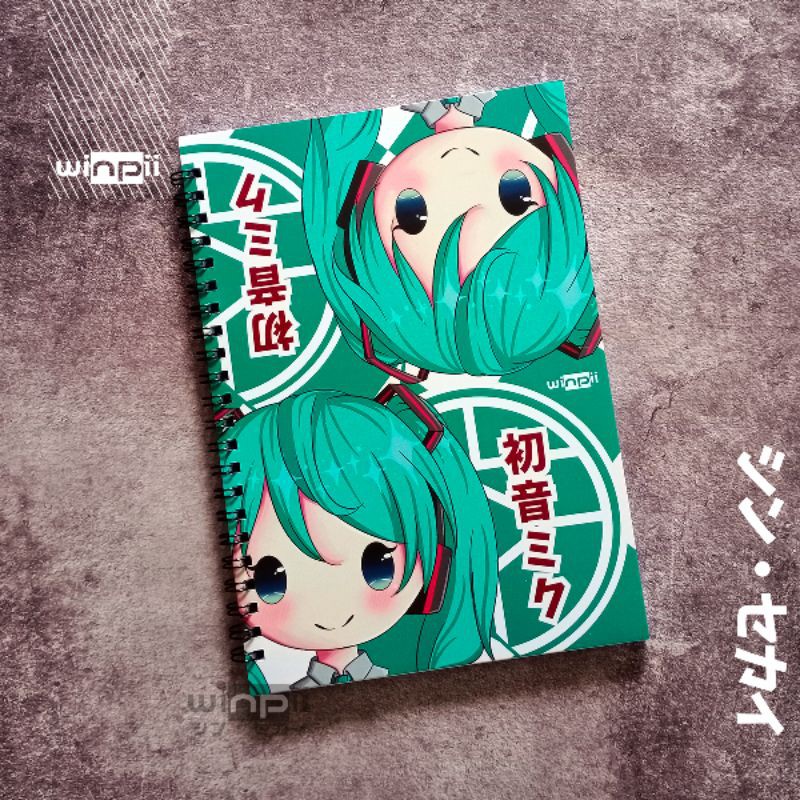 Jual Notebook Hatsune Miku V2 | Shopee Indonesia