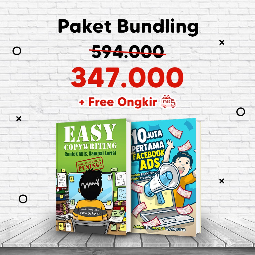 Jual Paket Buku Dewa Eka Prayoga Easy Copywriting dan 10Juta Pertama ...