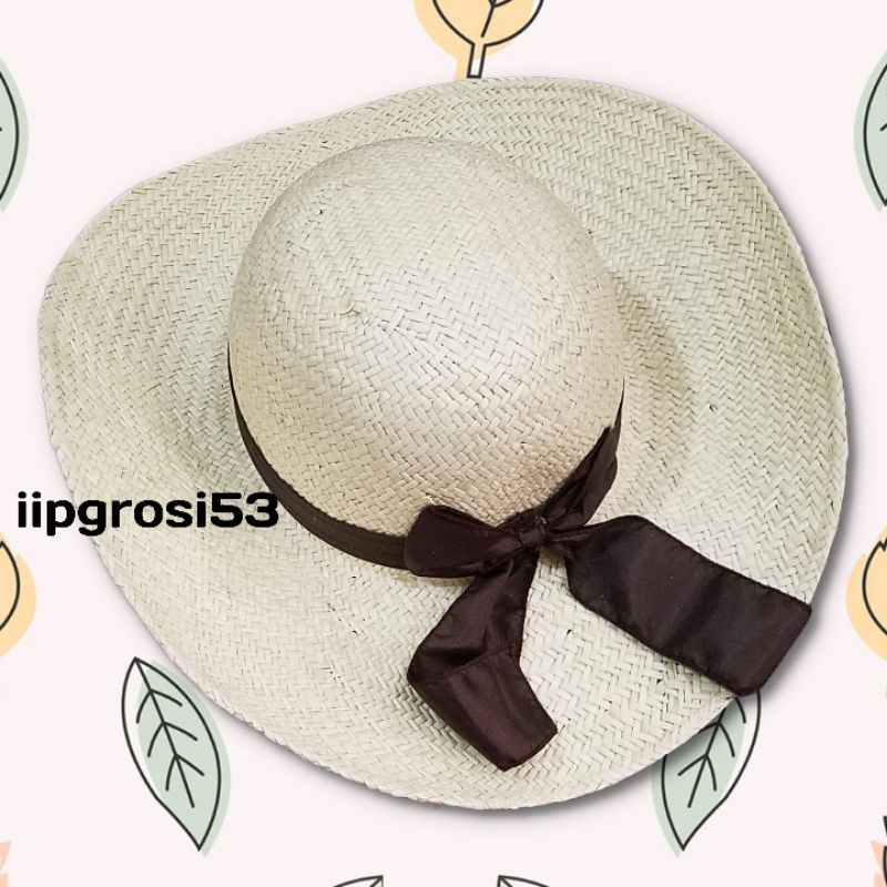 Jual TOPI ANYAMAN PANDAN TOPI PANDAN KOBOI TOPI UNIK TOPI PANTAI ...