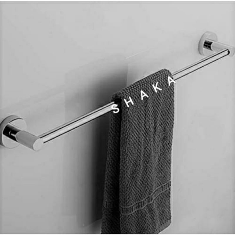 Jual Jemuran handuk kamar mandi stainless steel gantungan handuk tempat ...