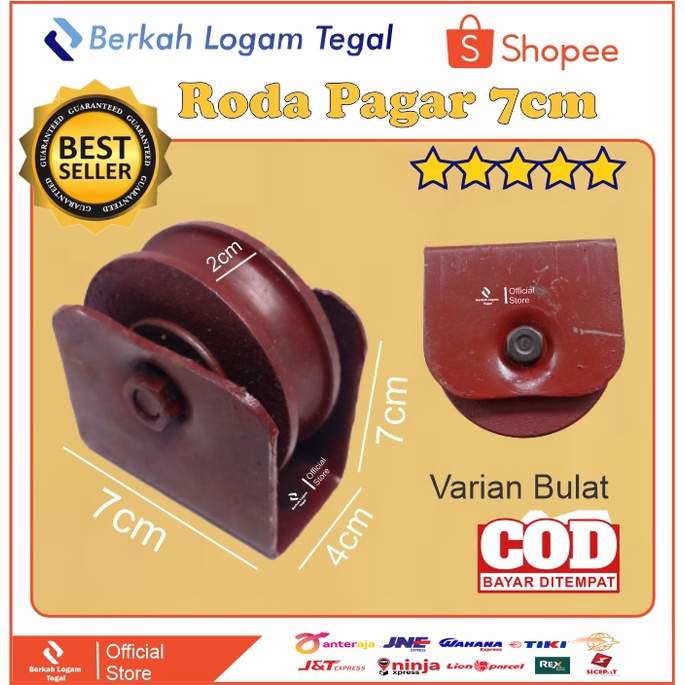 Jual Roda Pagar Besi Cor 7 CM Untuk Pintu Gerbang dan Pagar | Shopee ...