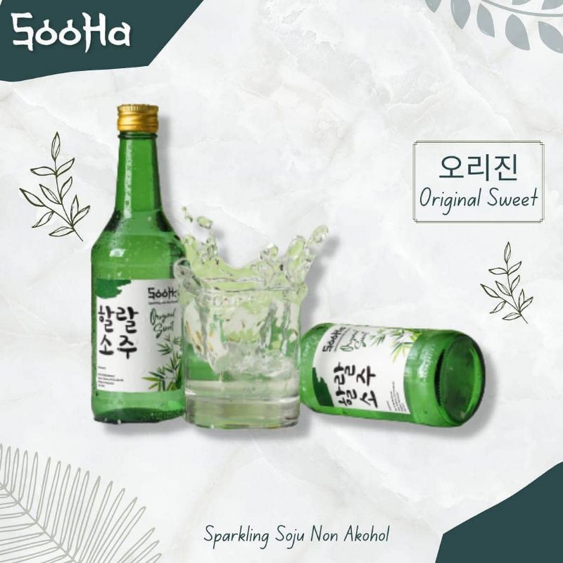 Jual [ Soju Halal Non-Alkohol ] Sooha Premium Sweet Original | Shopee ...