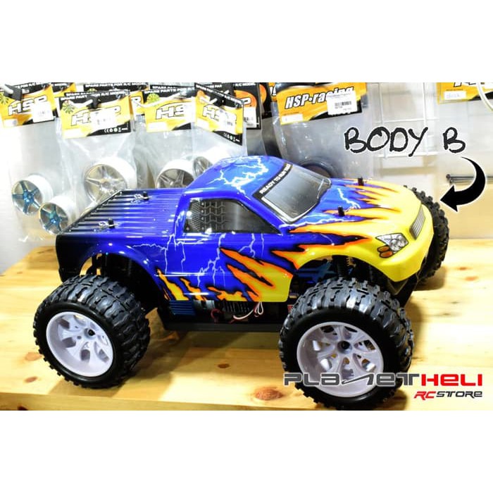 Jual HSP RC Monster Truck BRONTOSAURUS 4wd FULL Propo 1/10 Scale EP RTR ...