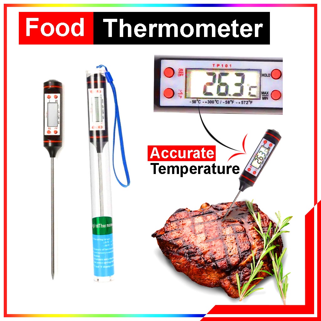 Jual Food Thermometer - Thermometer Makanan Digital Food Pengukur Suhu ...