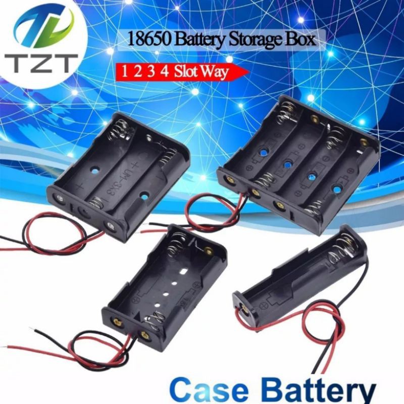 Jual Holder Baterai 18650 Seri Battery | Shopee Indonesia