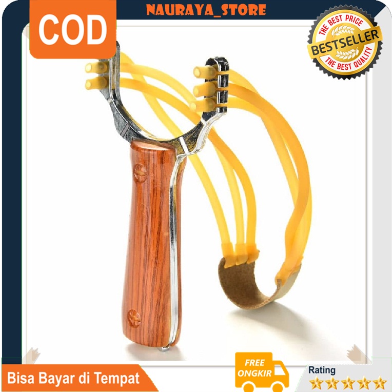 Jual Ketapel Aluminium Murah Slingshot Modern Catapult Berburu Kayu ...