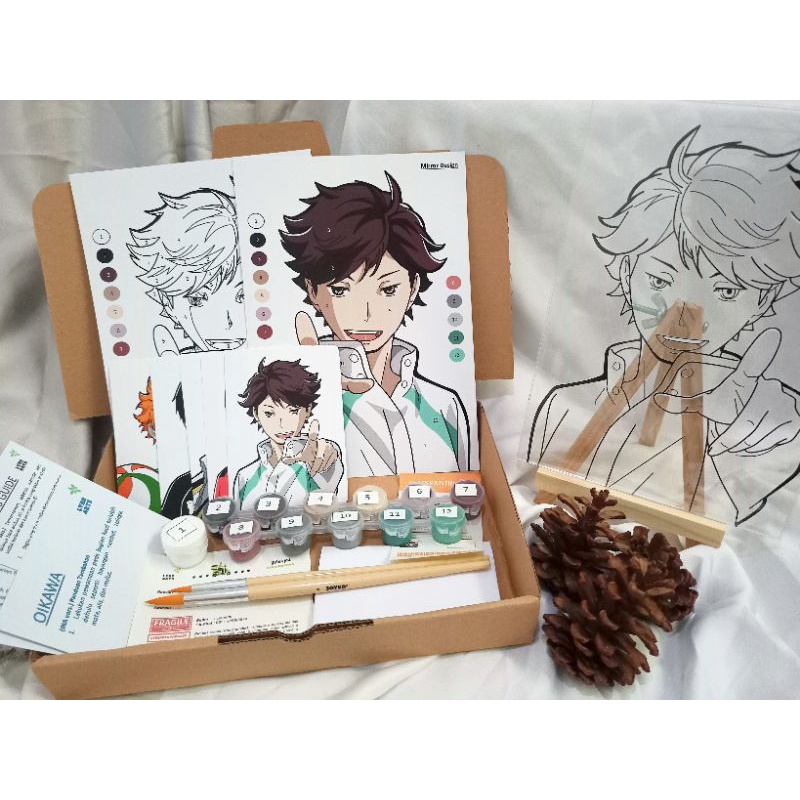 Jual (LAST STOCK) Haikyuu Glass Painting Kit DIY Acrylic/Akrilik ...