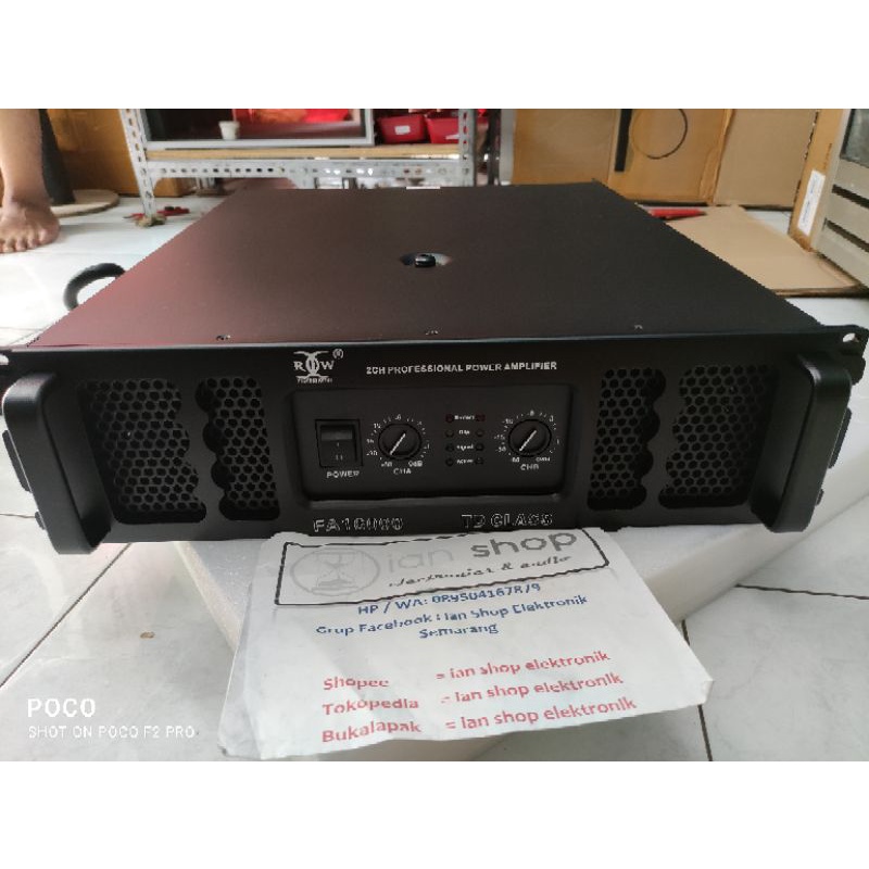 Jual Power Amplifier RDW FA16000 Power RDW FA 16000 Class TD Original ...