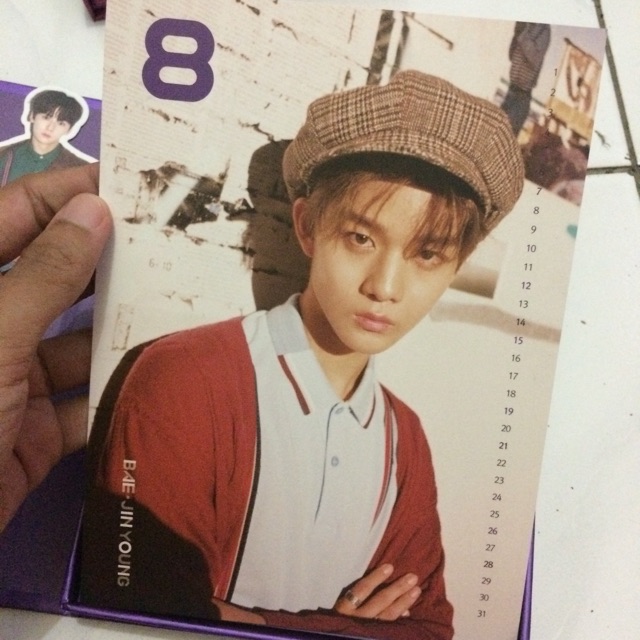 Jual Bae jinyoung calendar card | Shopee Indonesia