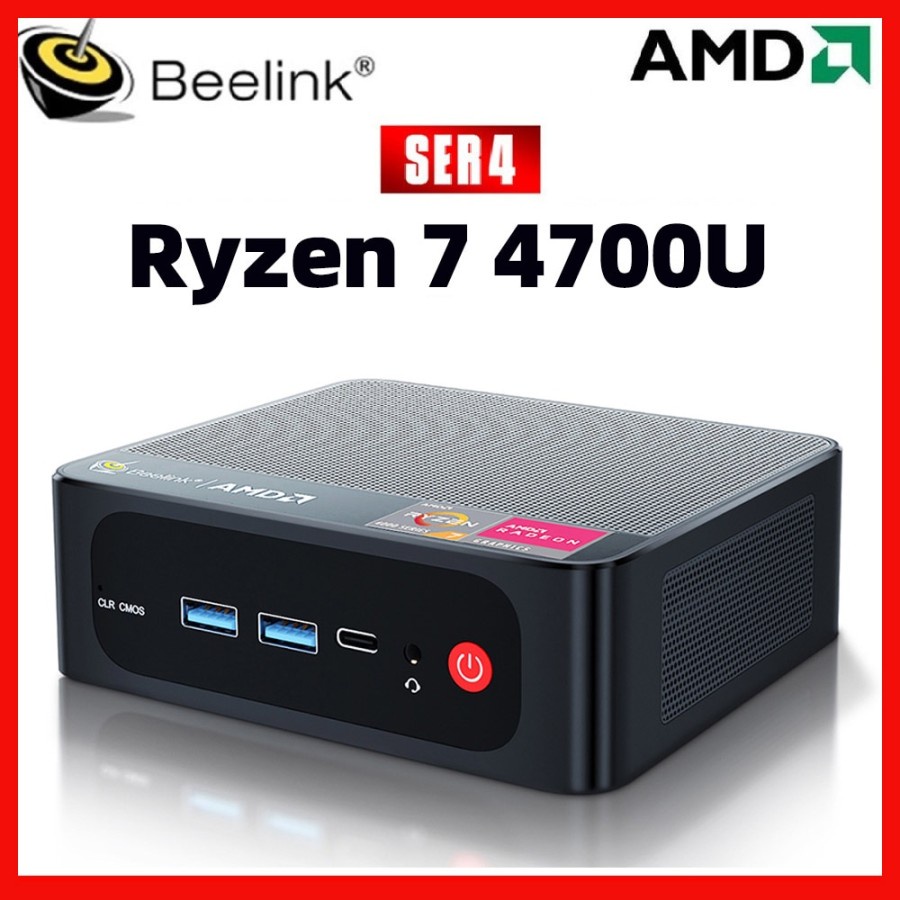 Jual Mini Pc Beelink SER4 AMD Ryzen 7 4700U - 16/500 Gb Windows 11 Pro ...