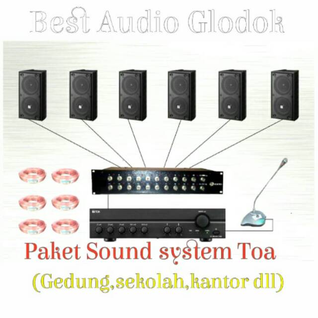 Jual Paket Sound system Toa 2 (Gedung/Sekolah) | Shopee Indonesia