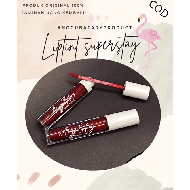 Jual PROMO!!LIPTINT Superstay || ANGGU BATARY || original 100% | Shopee ...