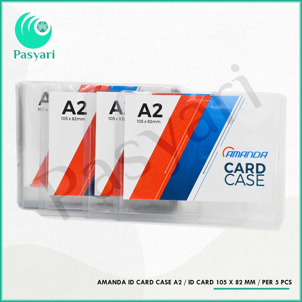 Jual Amanda Id Card Case A2 / Id Card 105 X 82 mm / Per 5 Pcs | Shopee ...