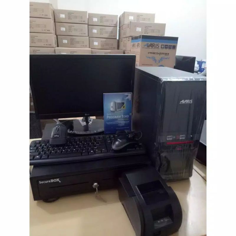 Jual Paket Kasir Baru Core i5 Lengkap dengan Software IPOS 5.0 standart untuk Toko Matrial ...