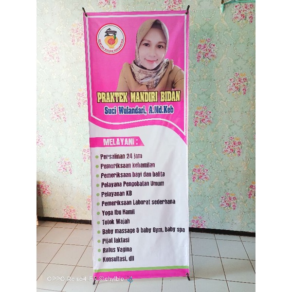Jual Standing Banner - X banner - standing X banner Ukuran 160 x 60 cm ...