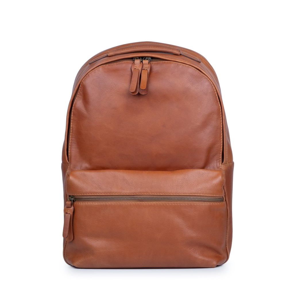 Jual Sanrego (Light Brown) Backpack Genuine Leather Kulit Asli ...