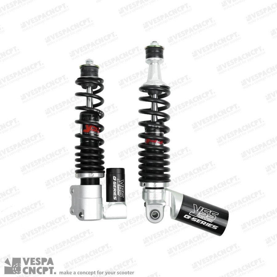 Jual Shock Breaker Yss Set Front Rear Black Vespa Lx S Lxv New Model ...