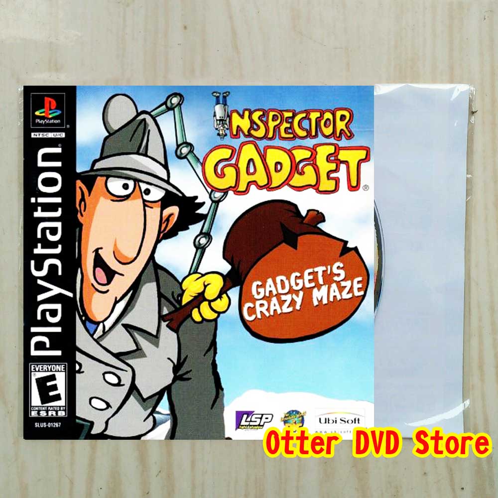 Jual Kaset CD Game Ps1 Ps 1 Inspector Gadget - Gadget's Crazy Maze ...
