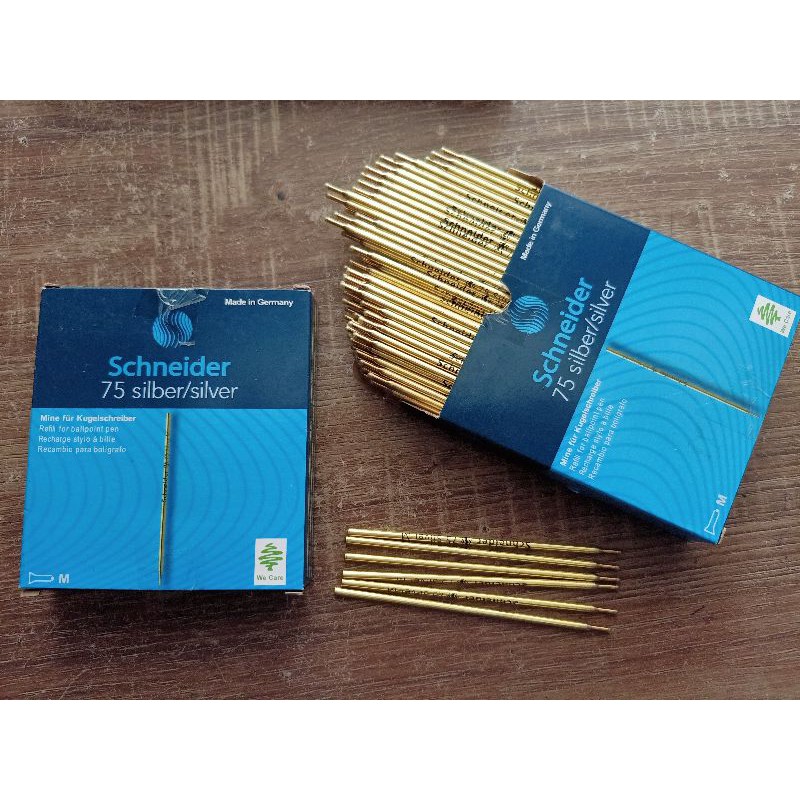 Jual Silver Pen Schneider Ori Herman (6 pcs) | Shopee Indonesia