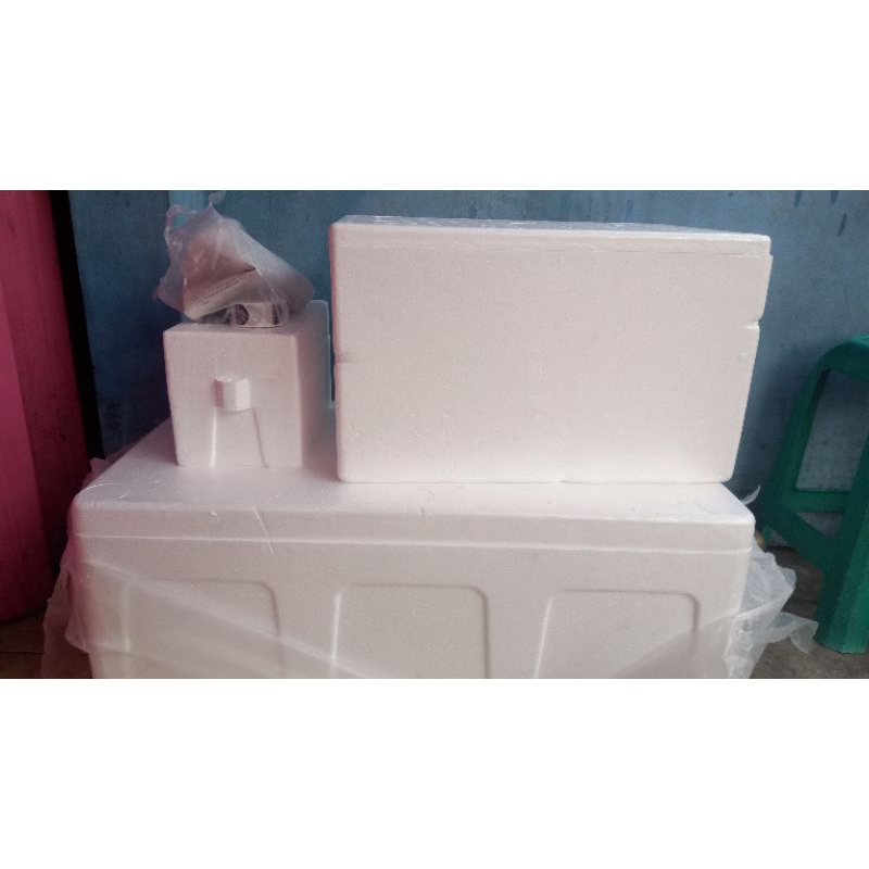 Jual STYROFOAM BOX TEBAL, KUAT, ANTI BOCOR UKURAN BESAR AG75x42x32 ...