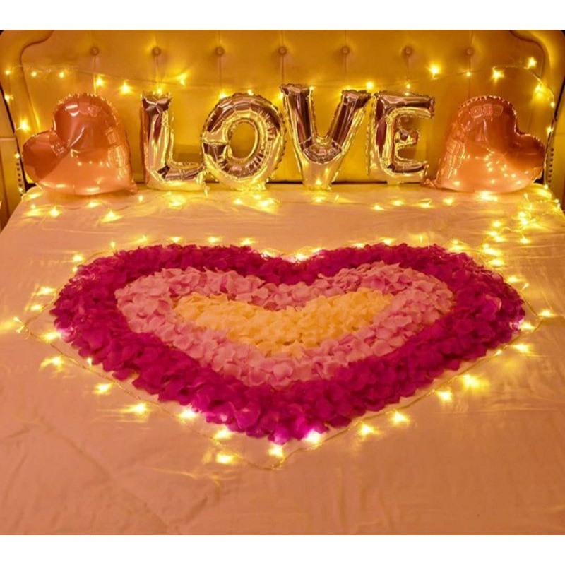 Jual bunga mawar pengantin bunga tabur kelopak rose mawar tabur bunga ...