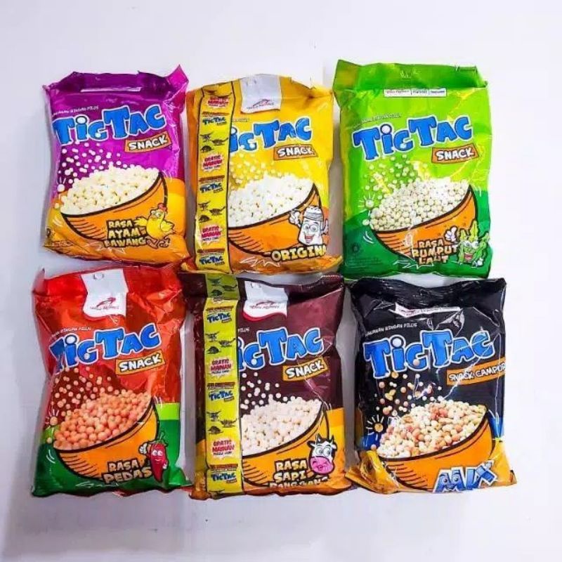 Jual Tic Tac Snack pilus 80g. rumput laut,original,sapi panggang,pedas ...