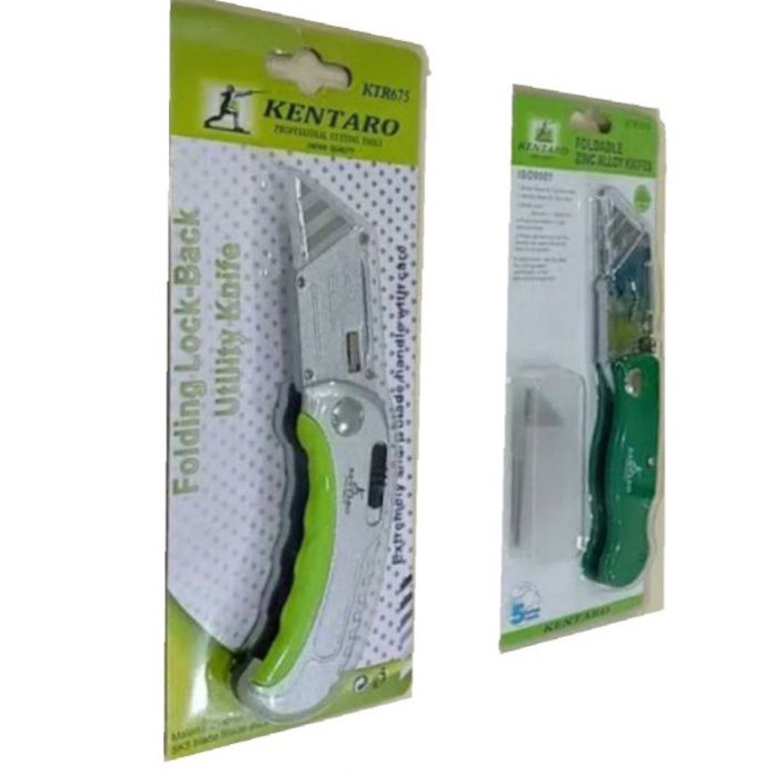 Jual PISAU CUTTER LIPAT CULTER ULTILTY ISI SILET CUTTER HEAVY DUTY ...