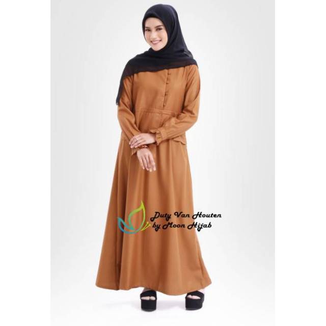 Jual Duty Series by Moon Hijab/gamis khaki/gamis PDH/gamis dinas ...
