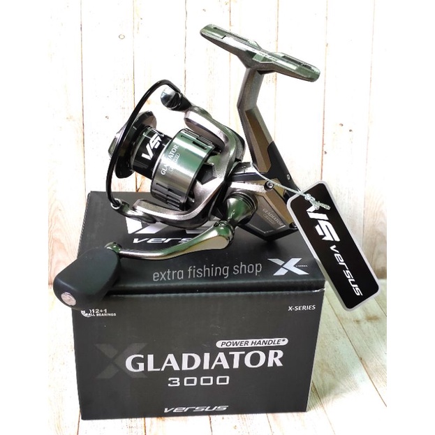 Jual REEL VERSUS GLADIATOR 3000 POWER HANDLE KUATTT | Shopee Indonesia