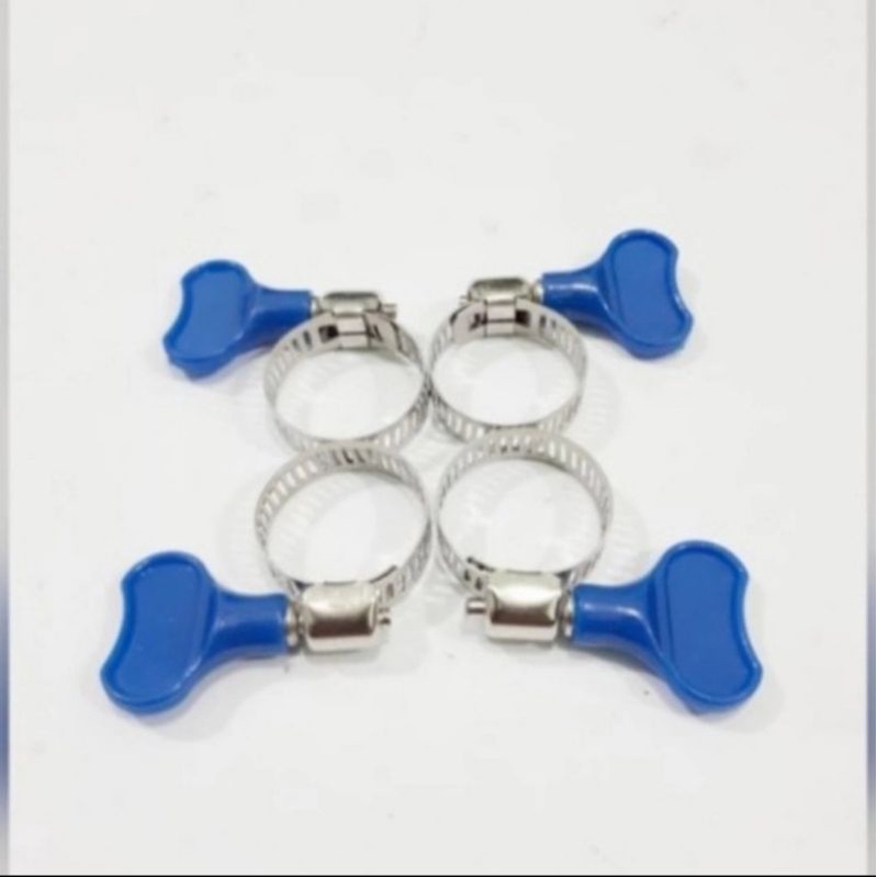 Jual Klem Selang Gas Stainless Kuping Hose Clamp With Handle Uk 7 8