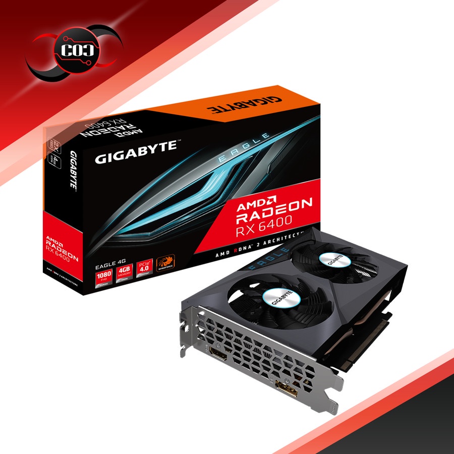 Jual Gigabyte Radeon RX 6400 4GB Eagle | Shopee Indonesia