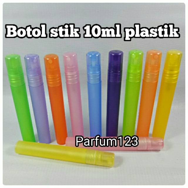 Jual Grosir botol stik 10 ml plastik parfum Refill spray - botol serum ...
