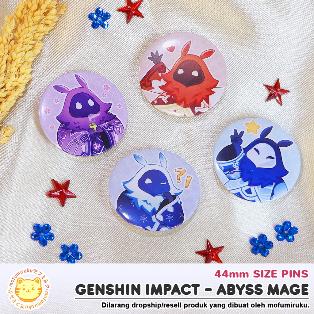 Jual Genshin Impact Abyss Mage Pins | Shopee Indonesia