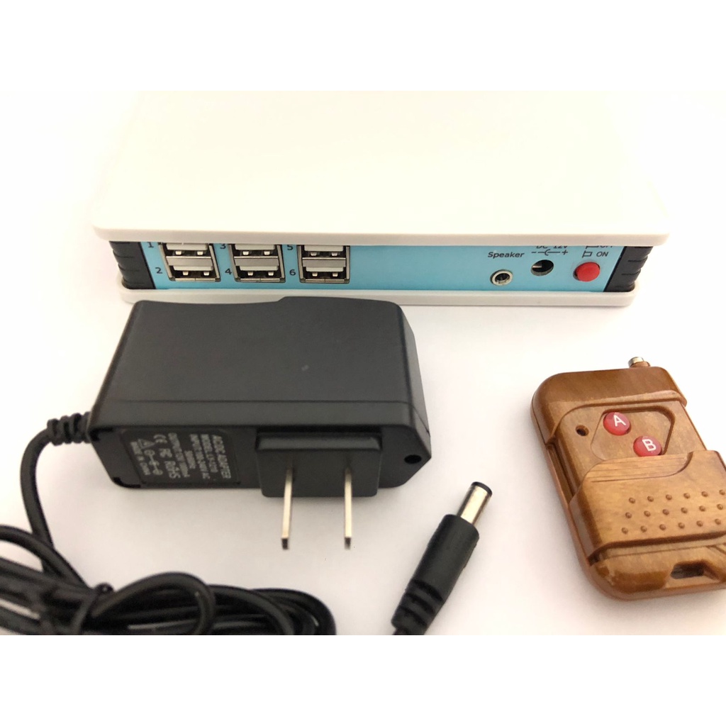 Jual Notebook laptop security alarm display NB 6 port usb-A adaptor ...