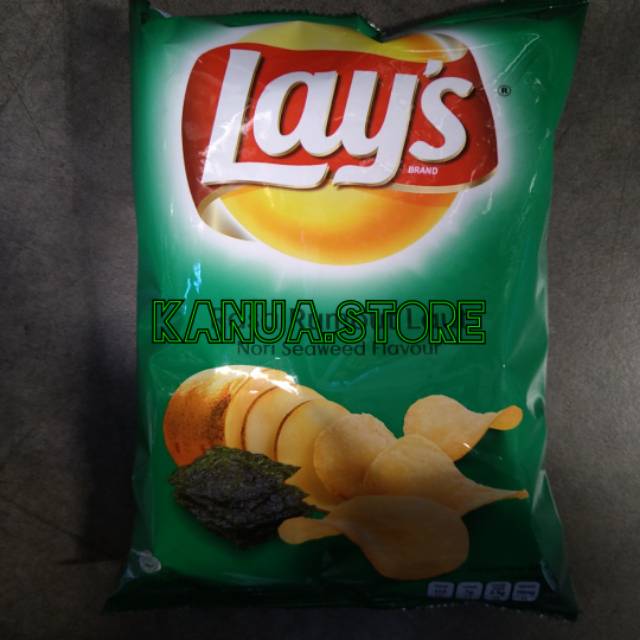 Jual lay's rasa rumput laut seaweed flavored 68gr | Shopee Indonesia