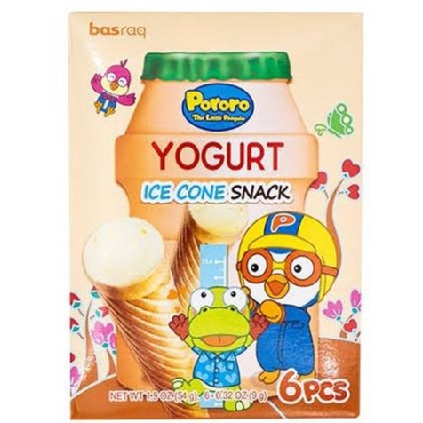 Jual Pororo Ice Cone Snack 54g Wafer Cone Dengan Krim Aneka Rasa snack ...