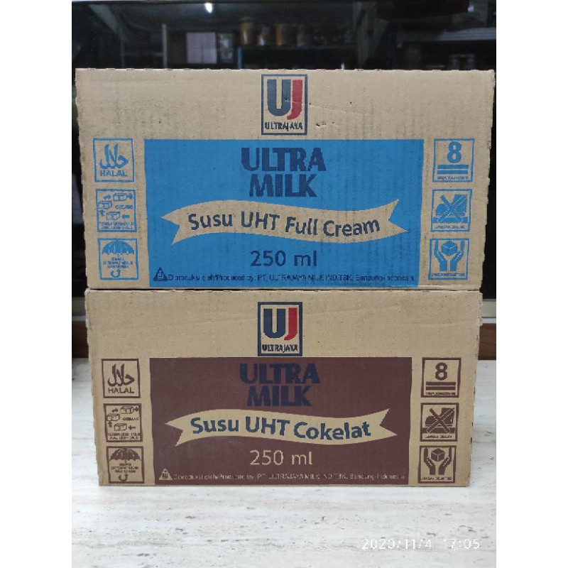 Jual Susu Ultra 250 ml (1 dus isi 24 pcs) | Shopee Indonesia