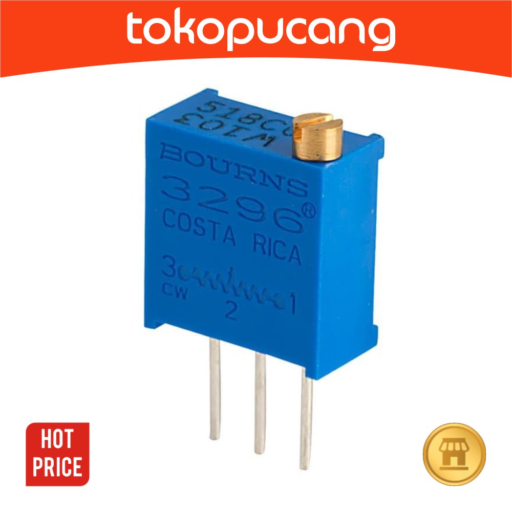 Jual Potensiometer 10k Potentiometer Potensio Trimpot Multiturn 3296 vr ...