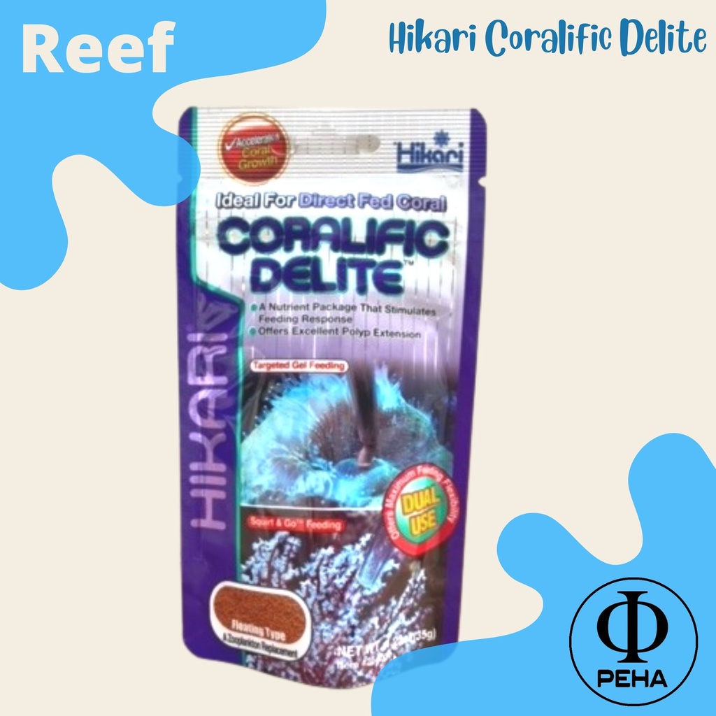 Jual Hikari Coralific Delite Pakan Coral - Coral Food - Anemone 35 gram ...