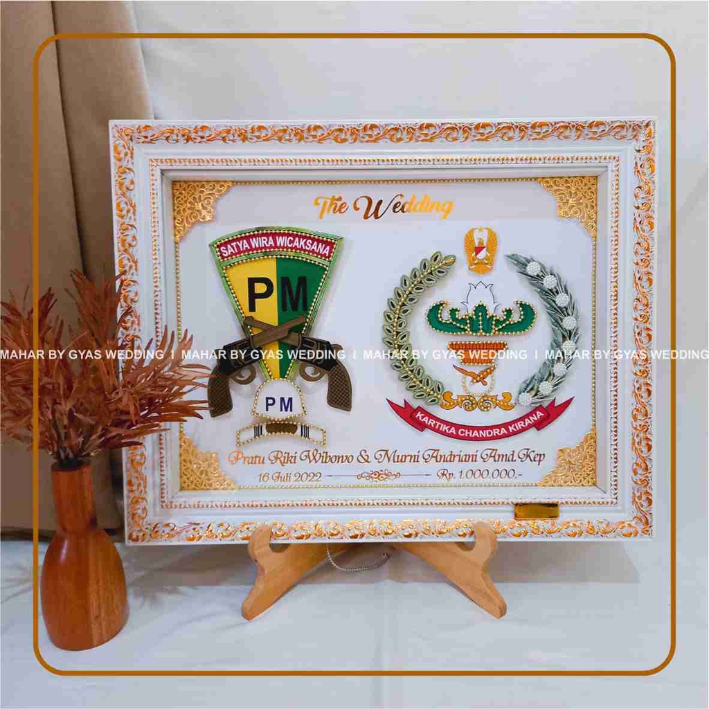 Jual (Pre Order 10 Hari) MAHAR LOGO PM (POLISI MILITER) - PERSIT ...