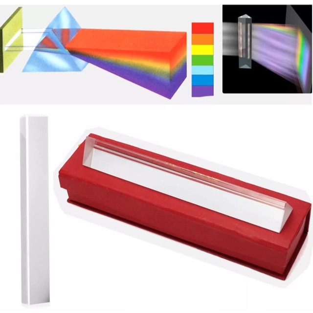 Jual Kaca Prisma Segitiga 20cm - Optical Glass Prism Refractor Light ...