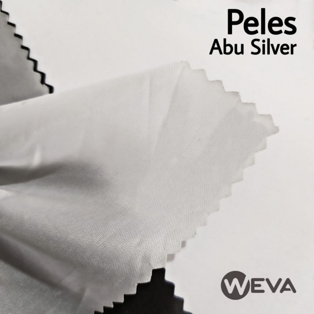 Jual Bahan Kain Furing Peles Abu Silver | Shopee Indonesia