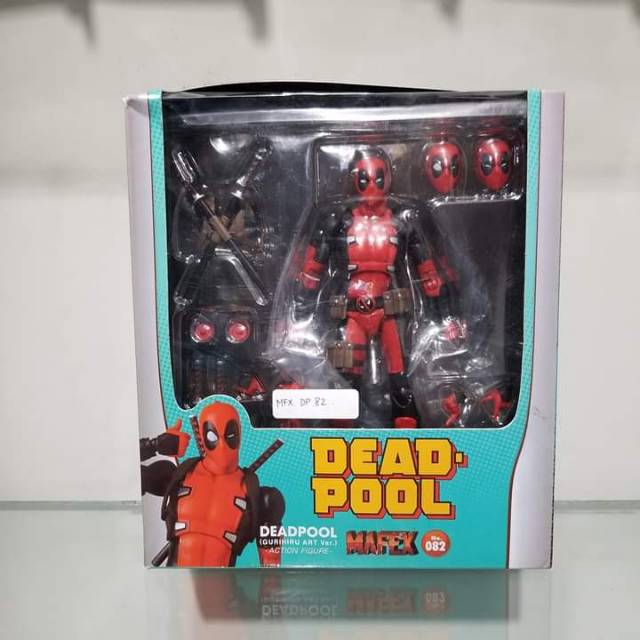 Jual mainan action figure mafex deadpool recast mafex artikulasi detail ...